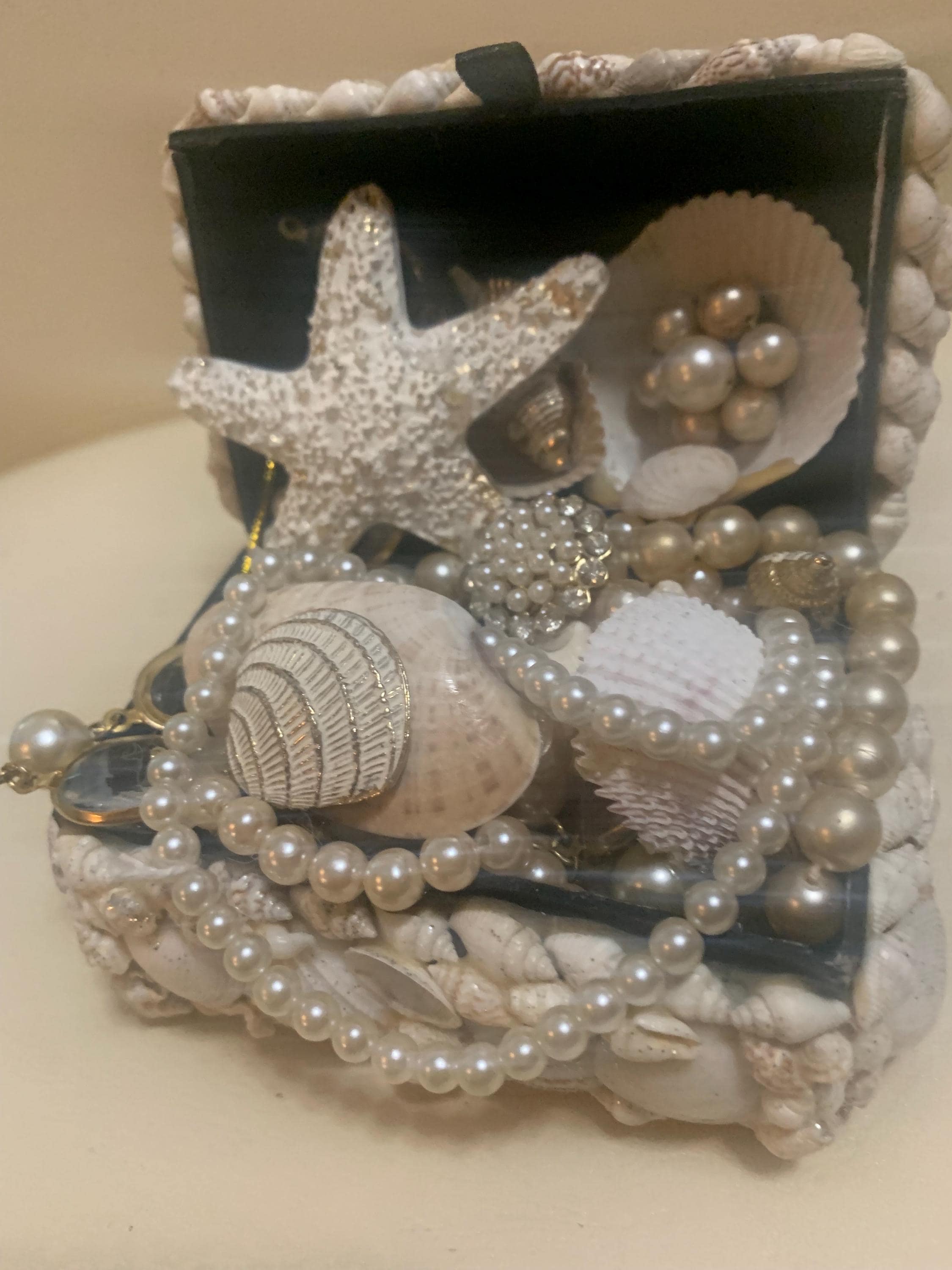 Shell Handmade Jewel Treasure Chest - Etsy