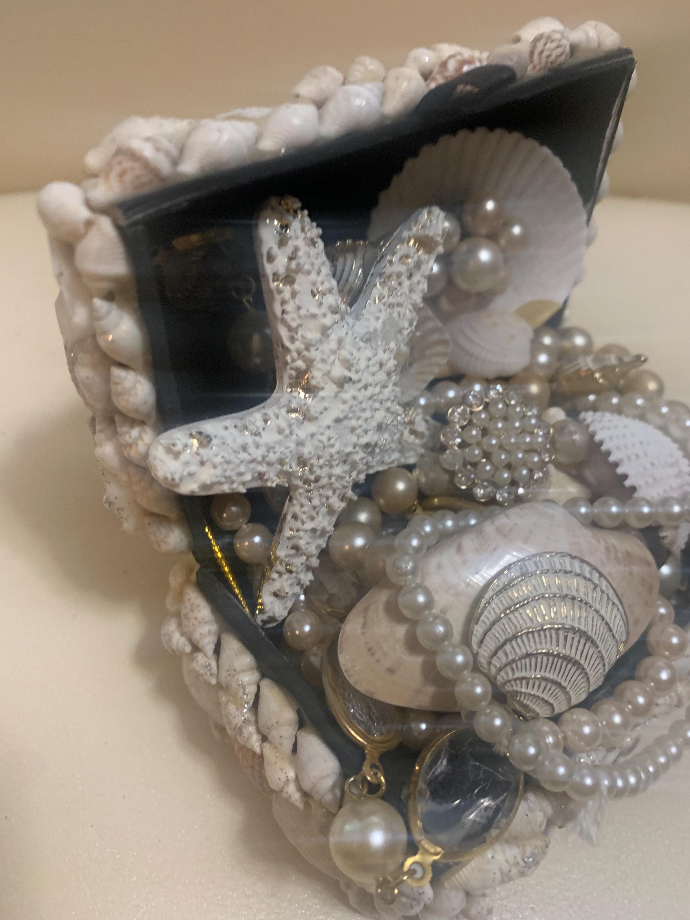 Shell Handmade Jewel Treasure Chest - Etsy