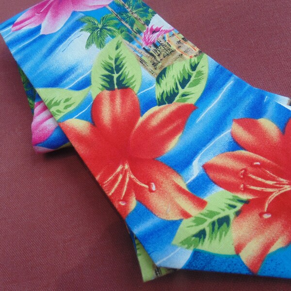 Tropical Necktie - Etsy