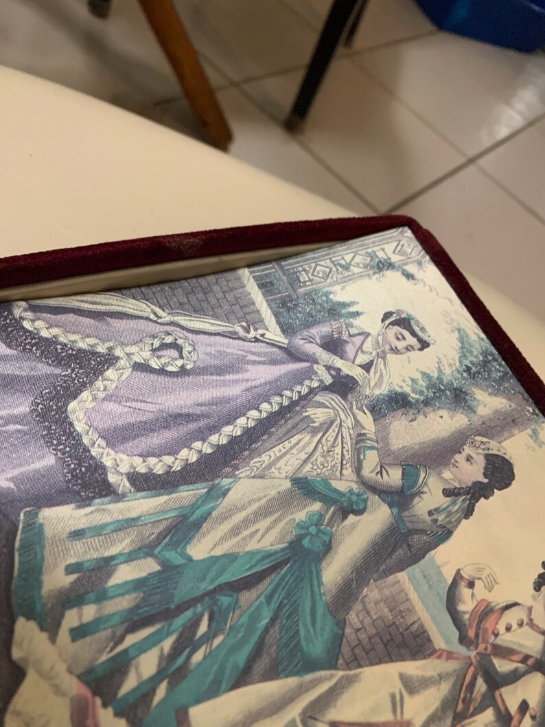 Hanes Victorian Style Silk Covered Box for Lingerie or Jewelry - Etsy