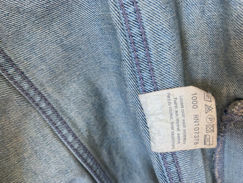 Colin’s Jeanswear Distressed Woman’s Size Medium Knee Length Jean Retro ...