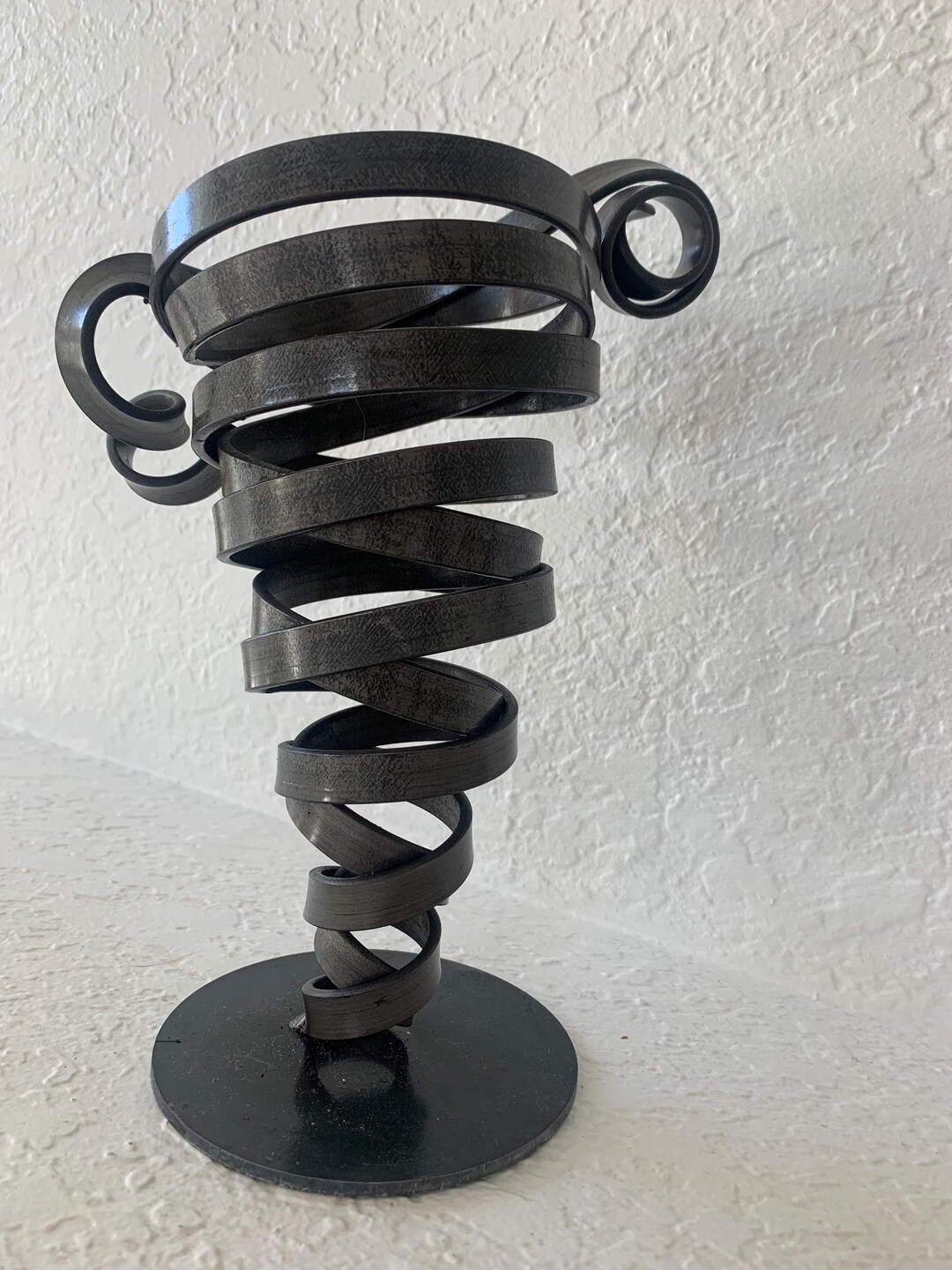 Hand Forged Brutalist Modern Design Metal Sculpture - Etsy