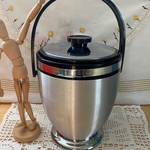 Vintage Kromex Ice Bucket, Mid Century Modern Aluminum Ice Bucket ...