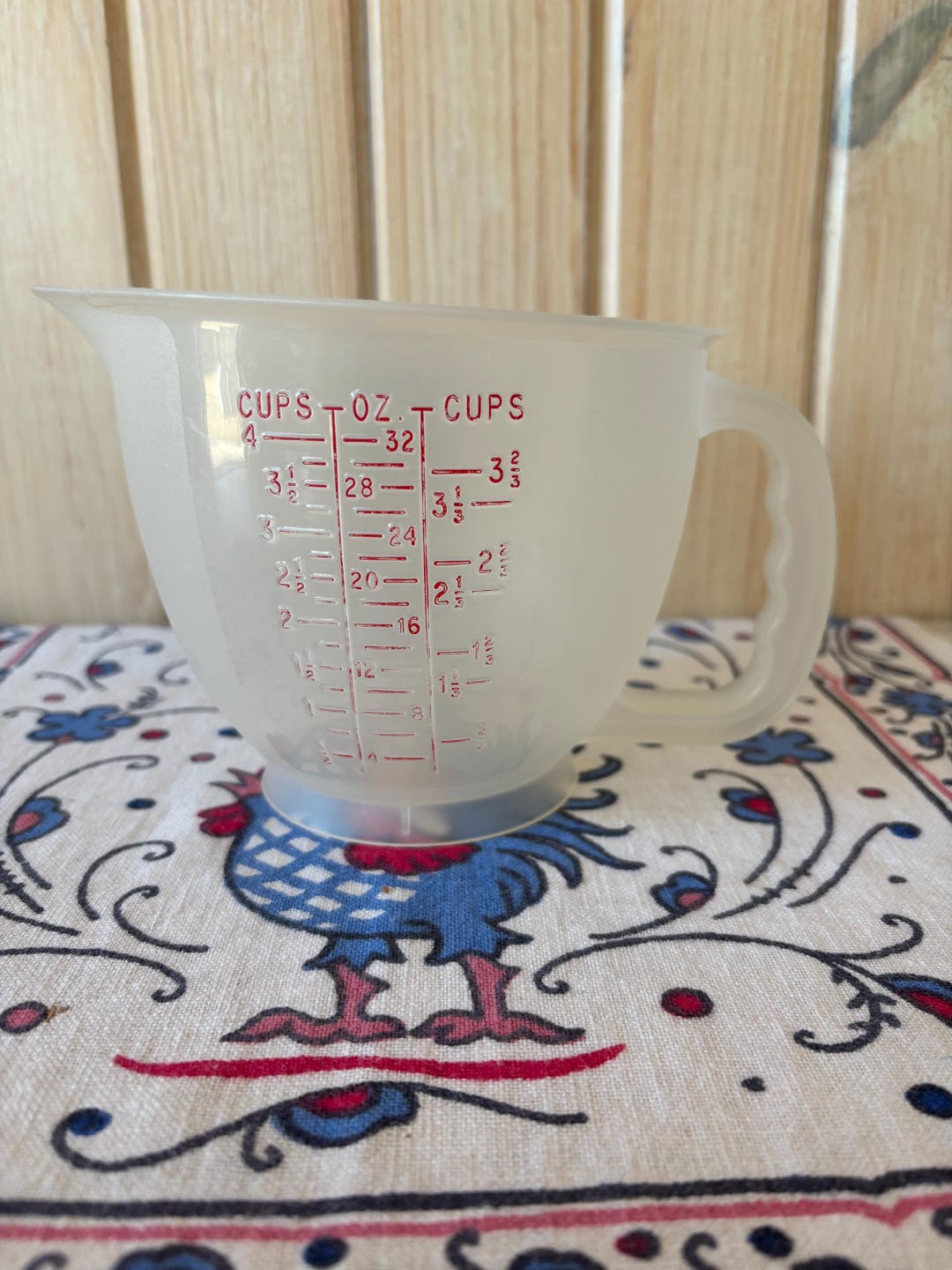 Vintage Tupperware 4-cup Measuring Pitcher: Batter Bowl Mix N Store - Etsy