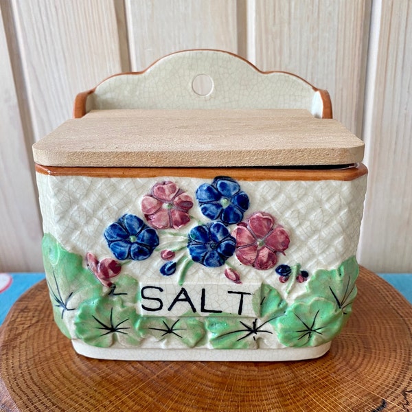 Antique Wall Salt Box - Etsy