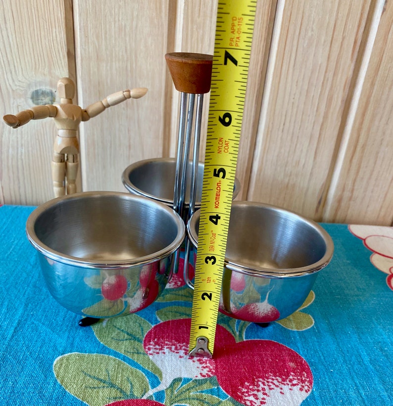 Mid Century Modern Stainless Steel Condiment Sauce Caddy - Etsy