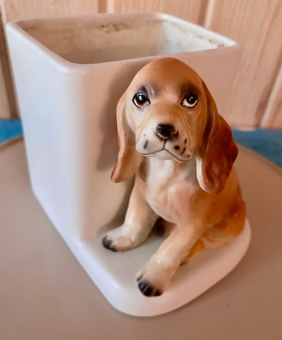 Lefton Cocker Spaniel Planter Vintage Lefton Vintage Dog - Etsy