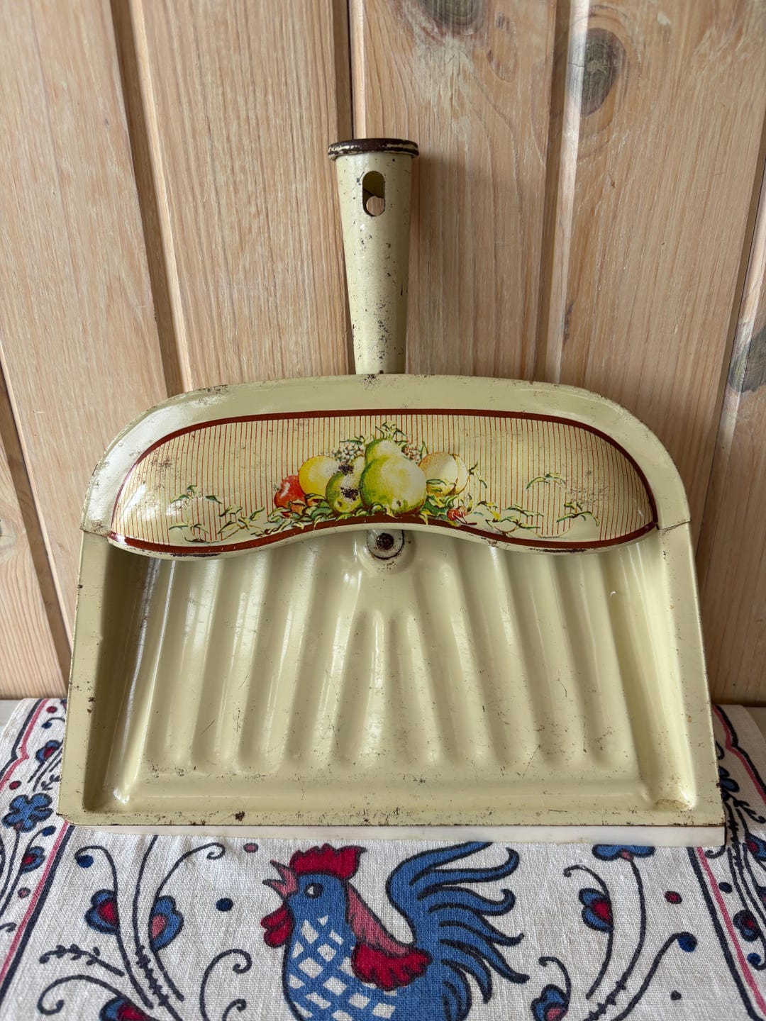 Vintage J.V. Reed Louisville USA Light Cream Green Colored Dustpan ...