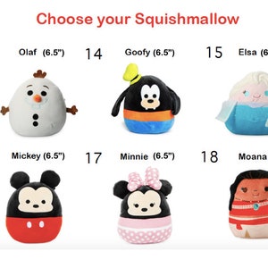 Personalized Squishmallow Plush Toy Custom Stuffed Animal | Etsy