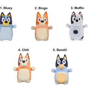Personalized Bluey Hugmee 10" Squishmallow - Etsy