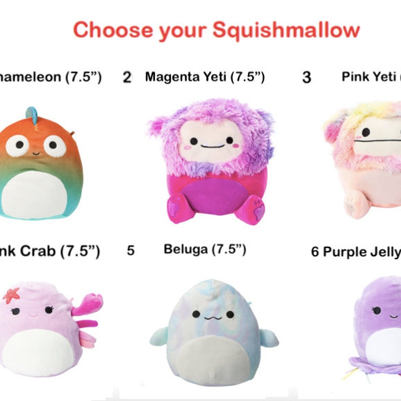 Custom Squishmallow - Etsy