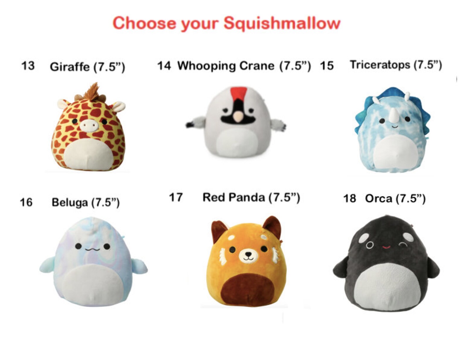 Personalized Squishmallow Plush Toy Custom Stuffed Animal - Etsy