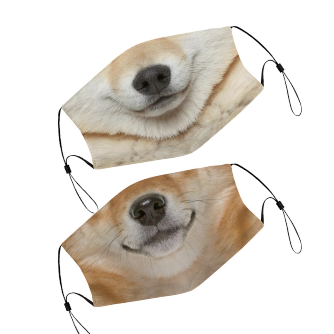 Shiba Inu Face Mask With Filter Pocket and Nose Wire Washable | Etsy