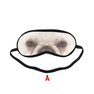 FRENCHIE Eyes Sleep MASK, French Bulldog Dog Puppy Lover Gifts Stuff ...