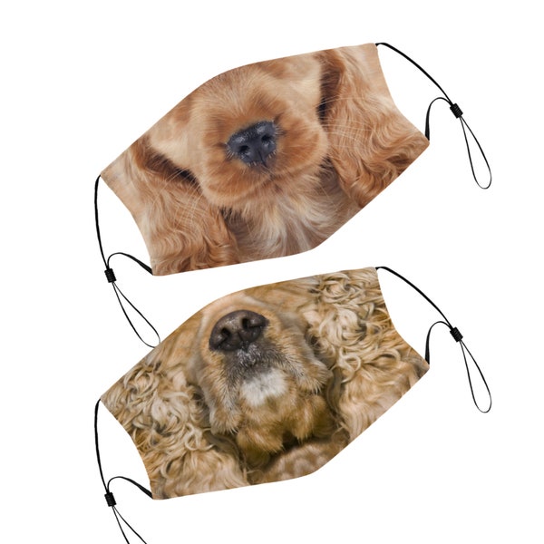 Cocker Spaniel Face Mask - Etsy