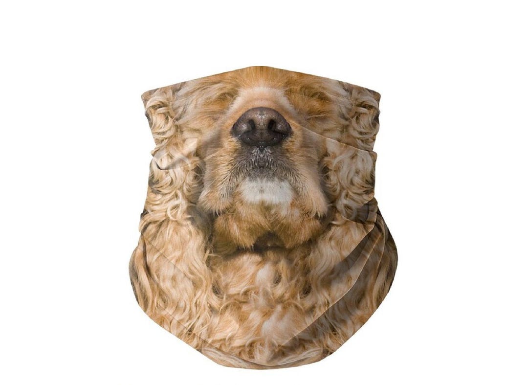 Cocker Spaniel Lightweight Neck Gaiter, Stretchy Bandana for Dog Lovers ...