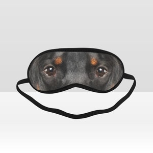 DOBERMAN PINSCHER Eyes Sleep MASK, Dobie Dog Puppy Lover Gifts Stuff ...