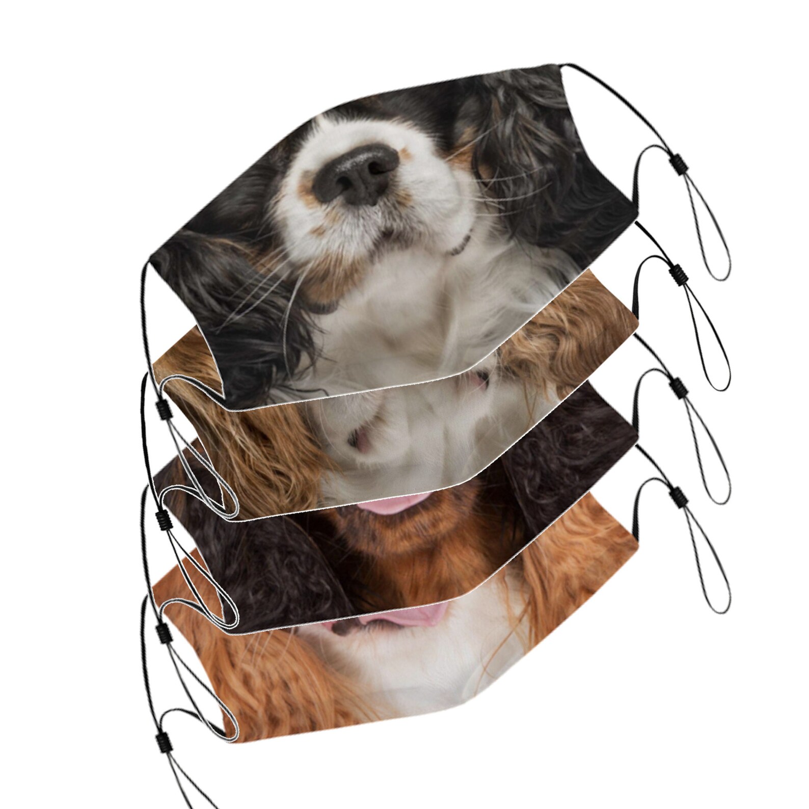 Cavalier King Charles Spaniel Face Mask With Filter Pocket - Etsy