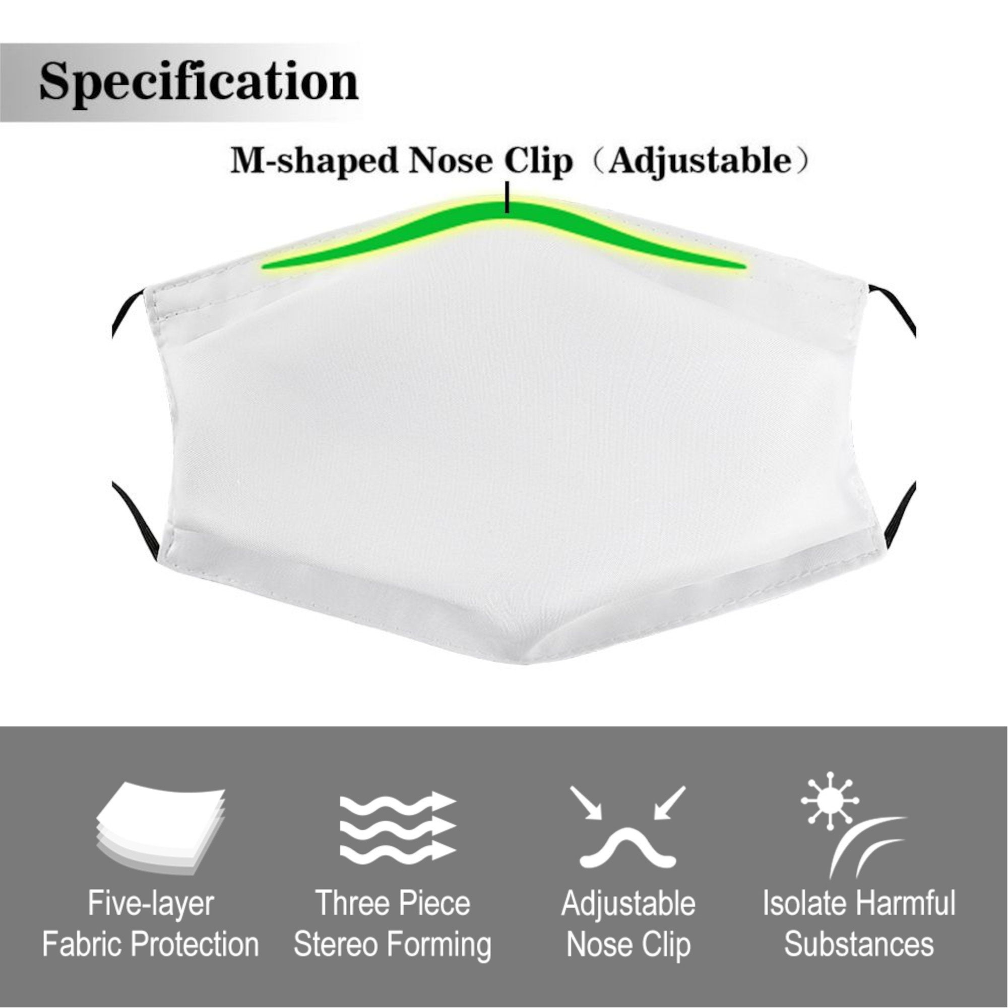 Cane Corso Face Mask With Filter Pocket And Nose Wire | Etsy