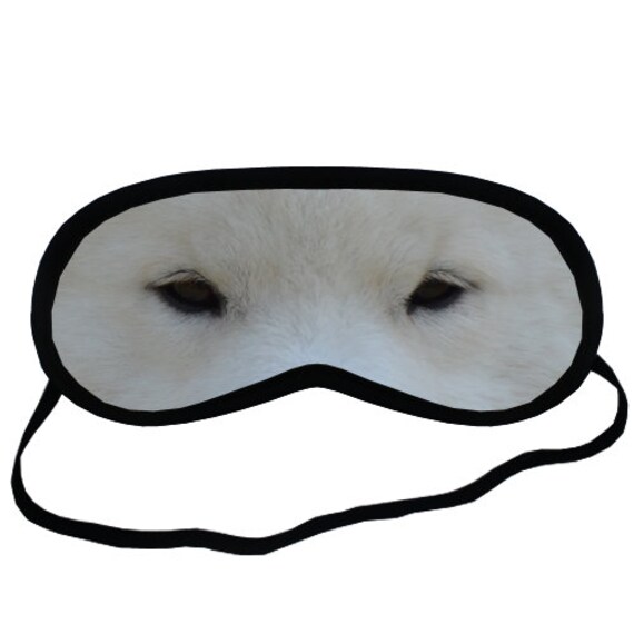 American Eskimo Eyes Sleep Mask Eskimo Dog Eyemask S Size | Etsy