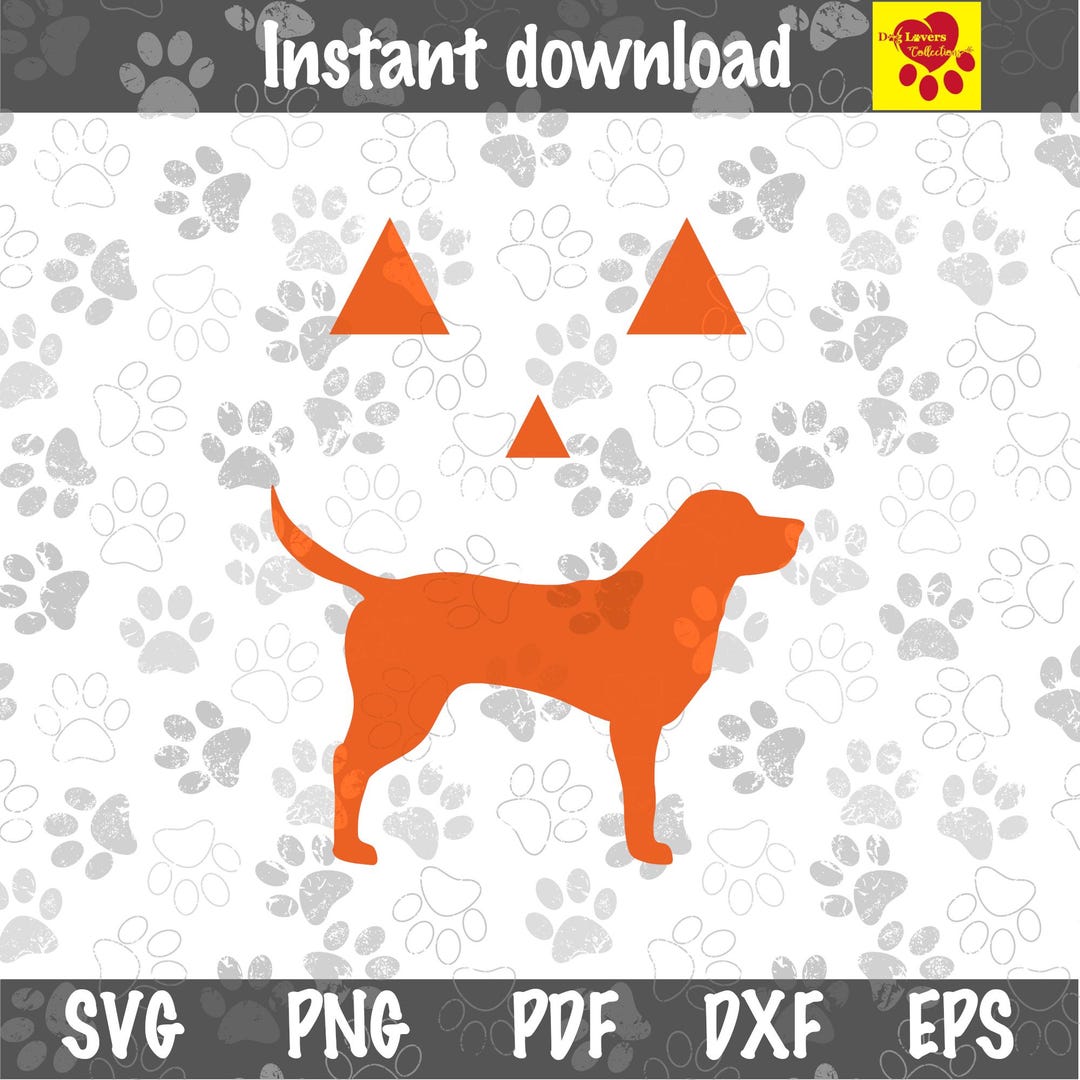 Labrador Retriever Halloween PNG SVG, Dog Pumpkin Face Svg, Halloween ...