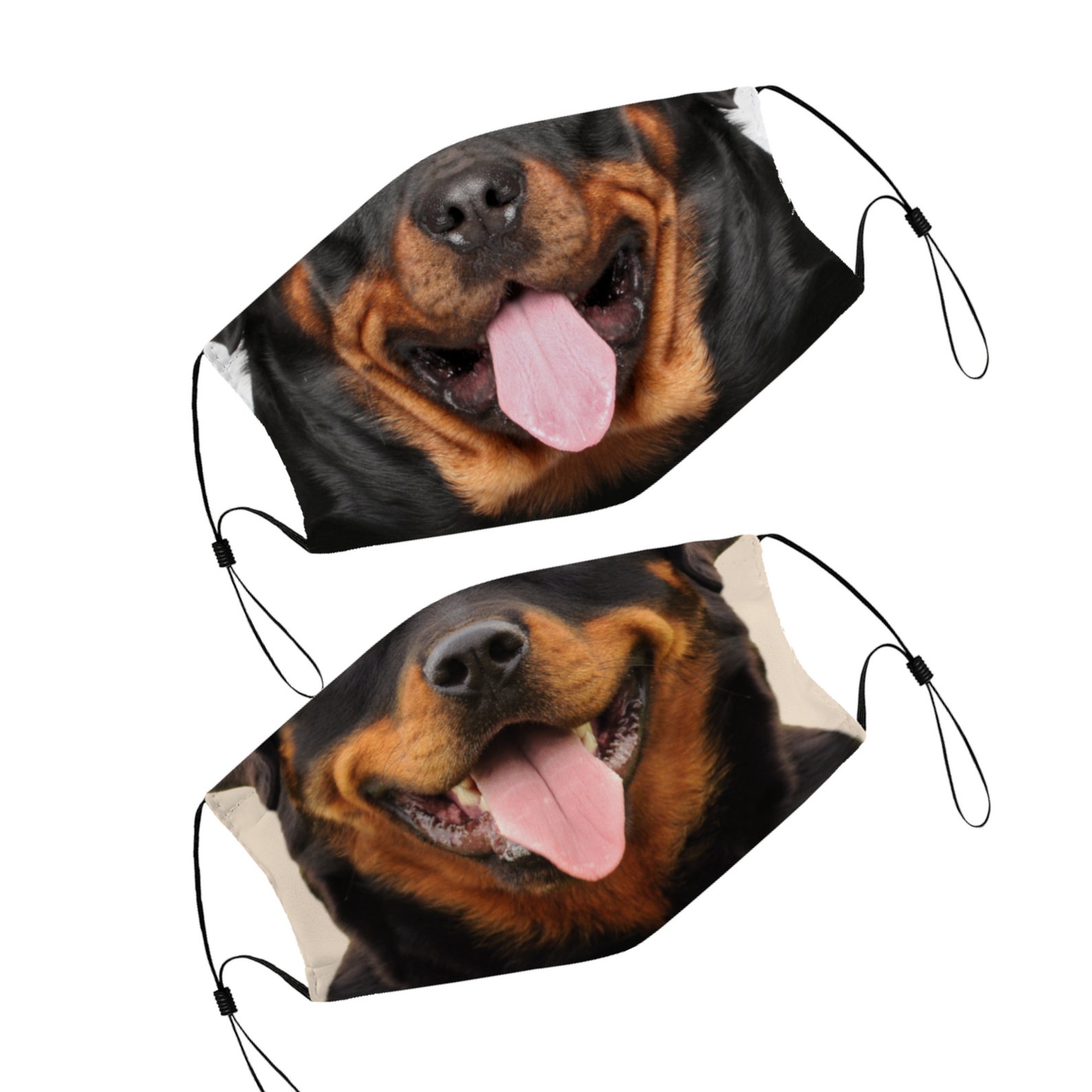 Rottweiler Face Mask With Filter Pocket And Nose Wire | Etsy