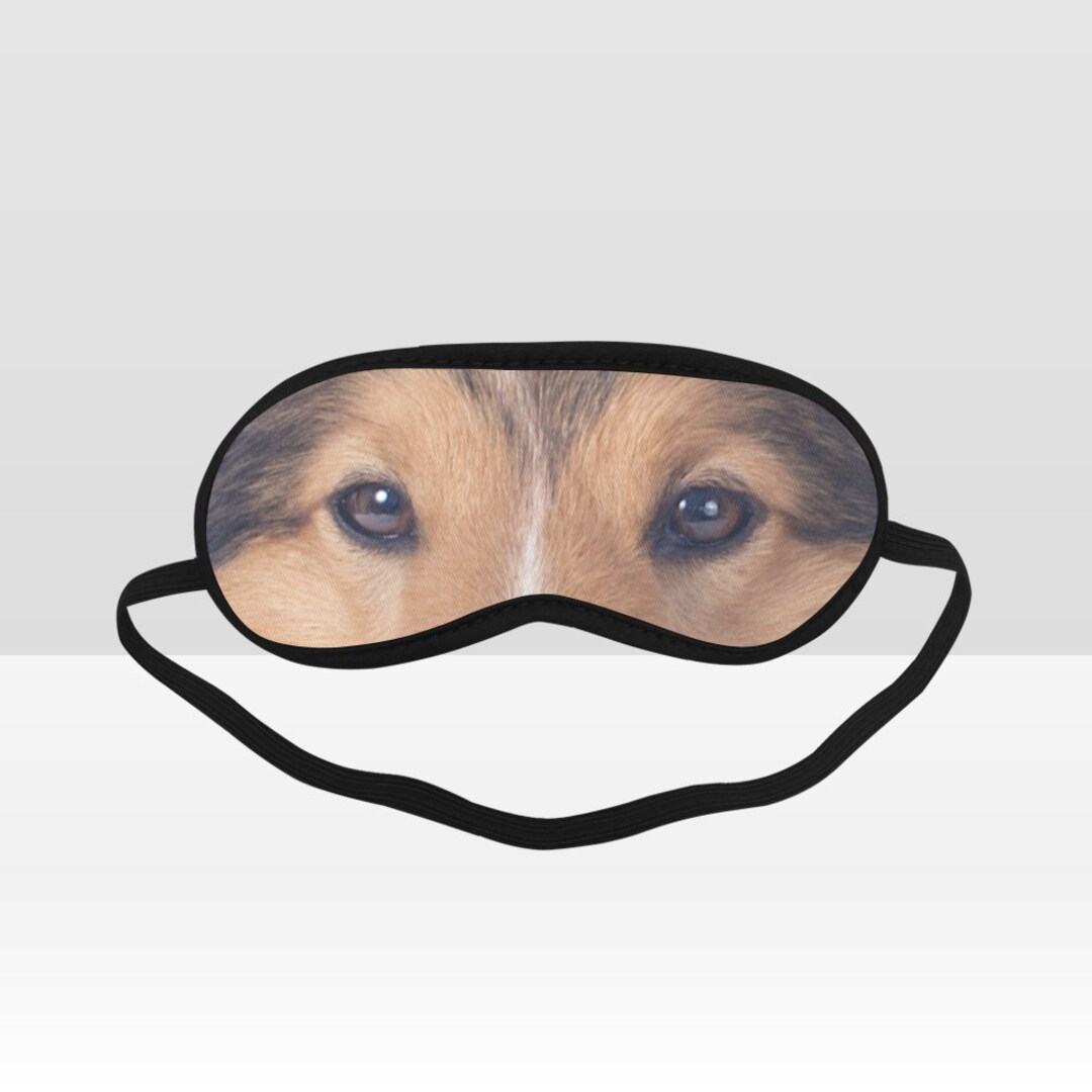 SHELTIE Eyes Sleep MASK Shetland Sheepdog Dog Puppy Lover Gifts Stuff ...