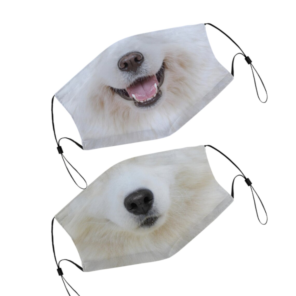 American Eskimo Face Mask With Filter Pocket and Nose Wire - Etsy