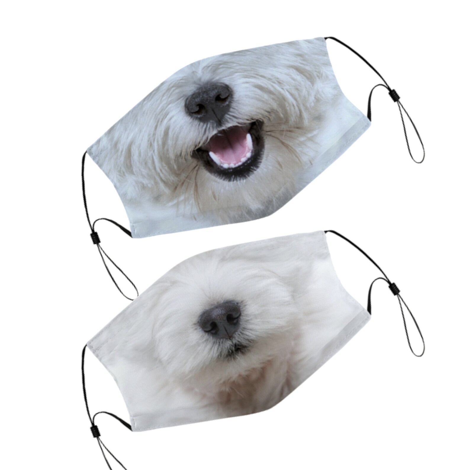 Westie Face Mask With Filter Pocket and Nose Wire Washable & - Etsy