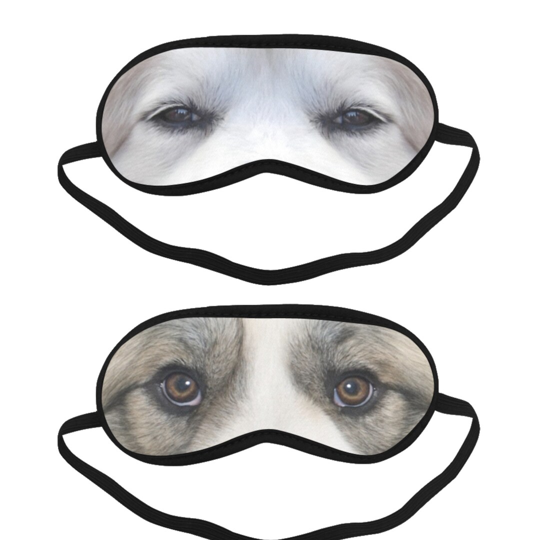 Pyrenean Mountain Dog Eyes Sleep MASK, Patou Lover Gifts Stuff Memorial ...