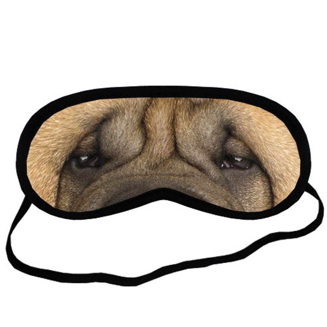 SHAR PEI Eyes Sleep MASK Shar-pei Dog Puppy Lover Gifts Stuff Memorial ...
