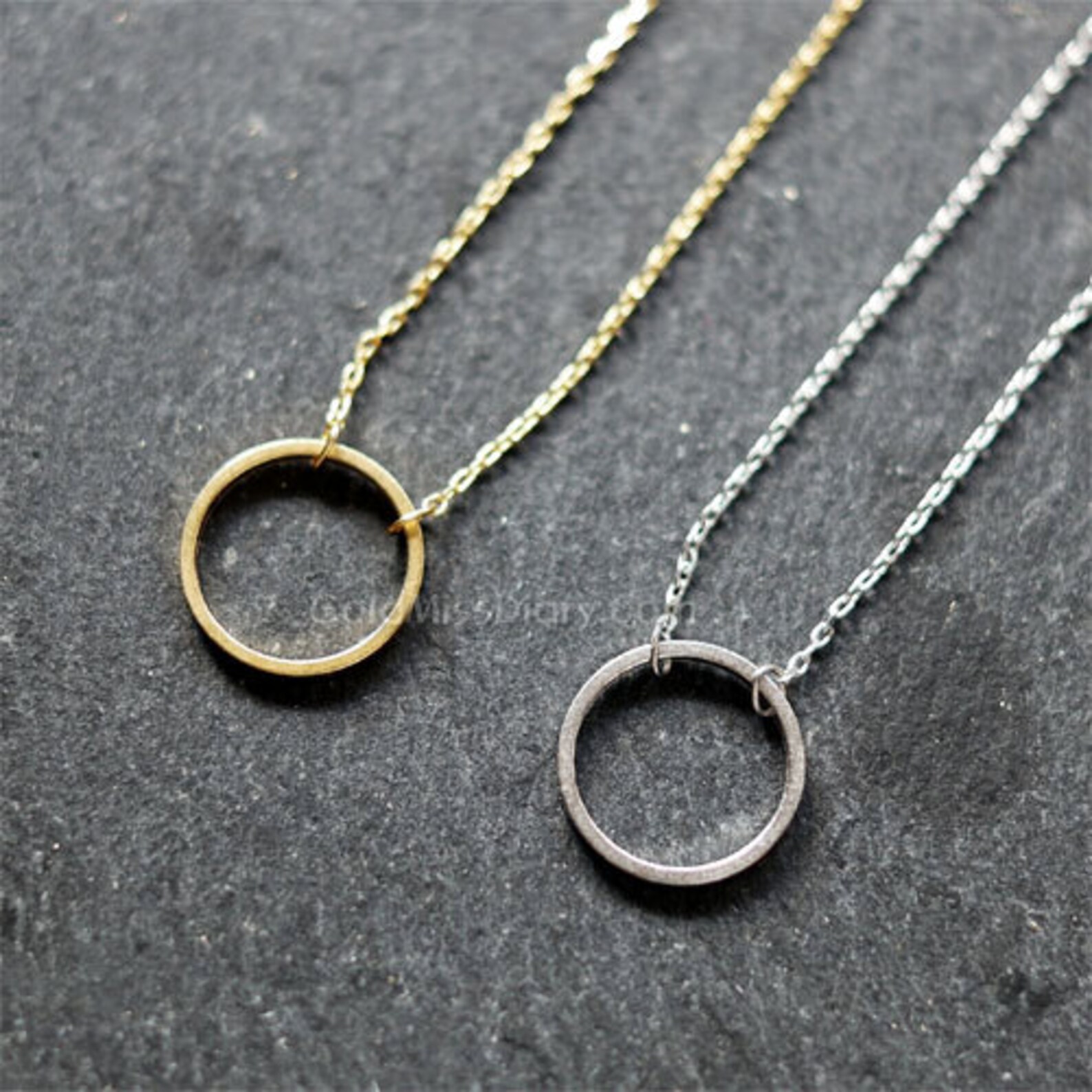 Circle Karma Rose Gold Necklace, Infinity, Eternity, Circle, Ring ...