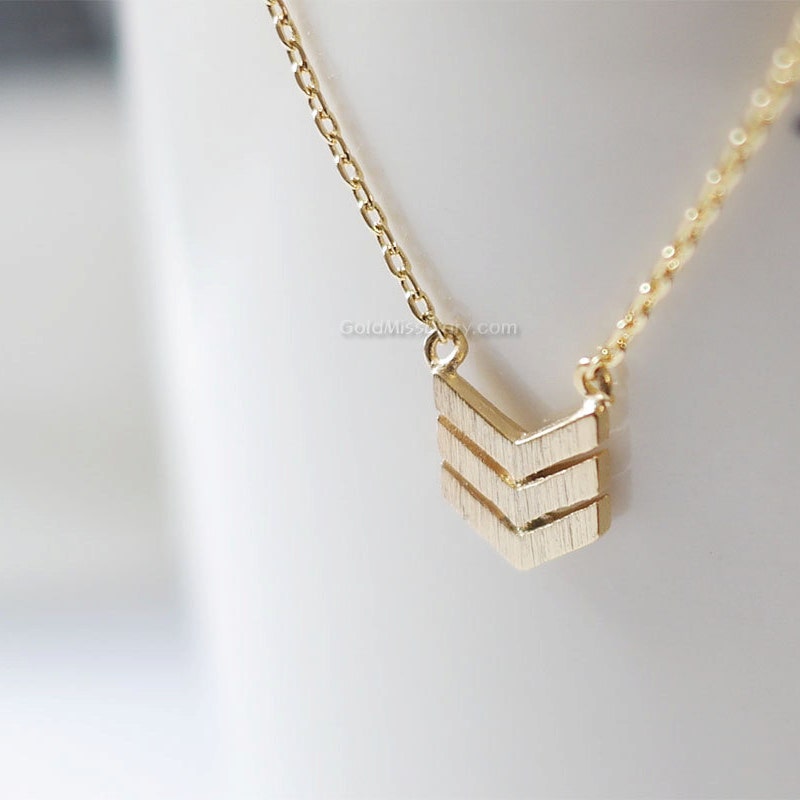Chevron Necklace - Etsy