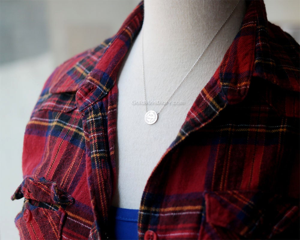 Mom love you necklace in silver mothers day gift gifts for | Etsy