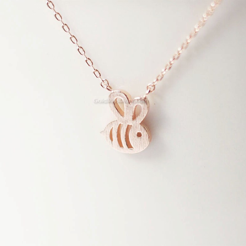 Bee Necklace - Etsy