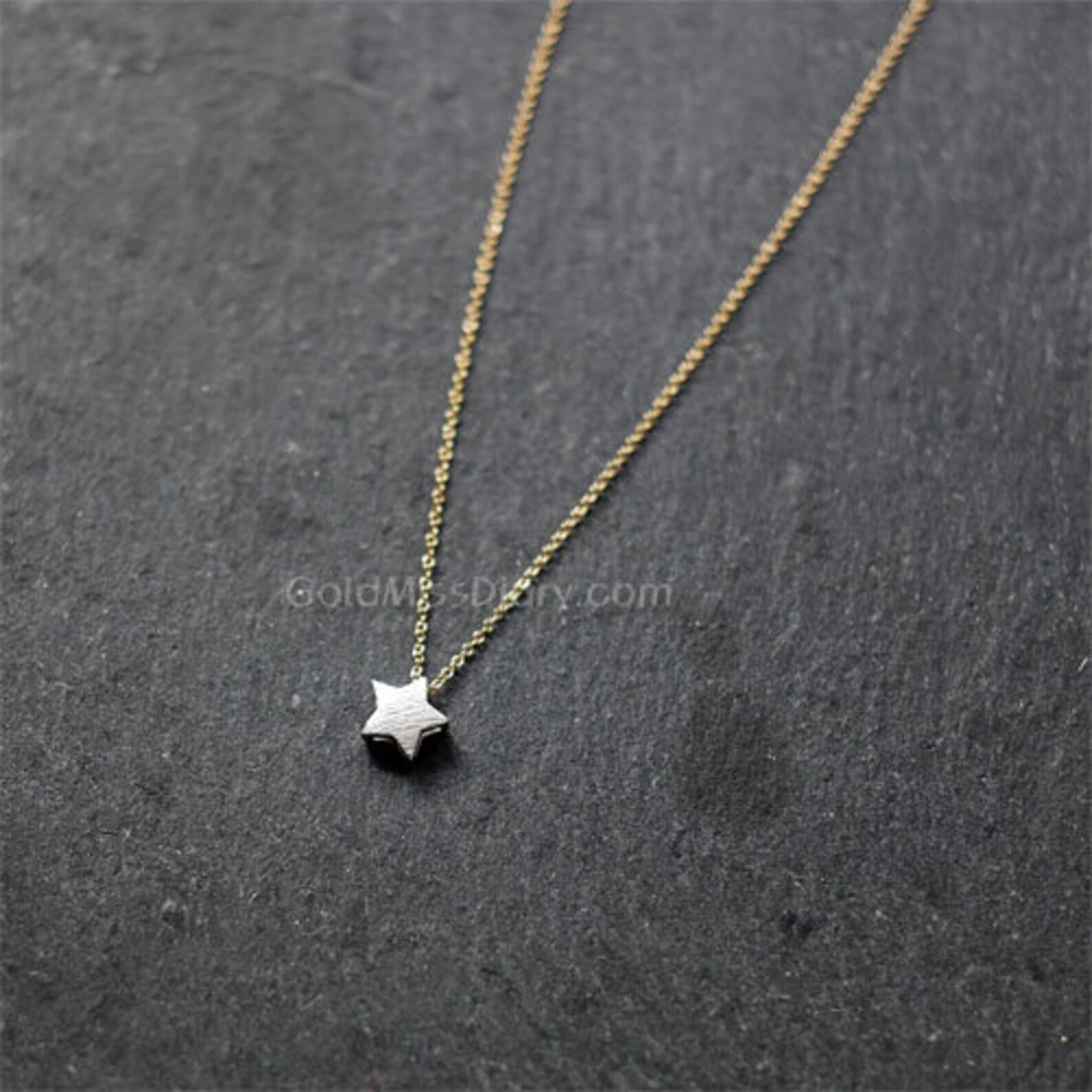 Silver Star Necklace, Best Gift Bridesmaid, Girl Friend, Best Friend ...