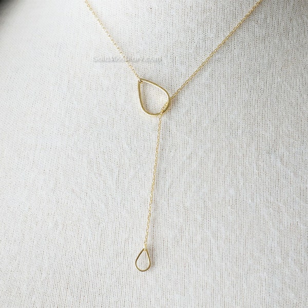 Tear Drop Necklace - Etsy