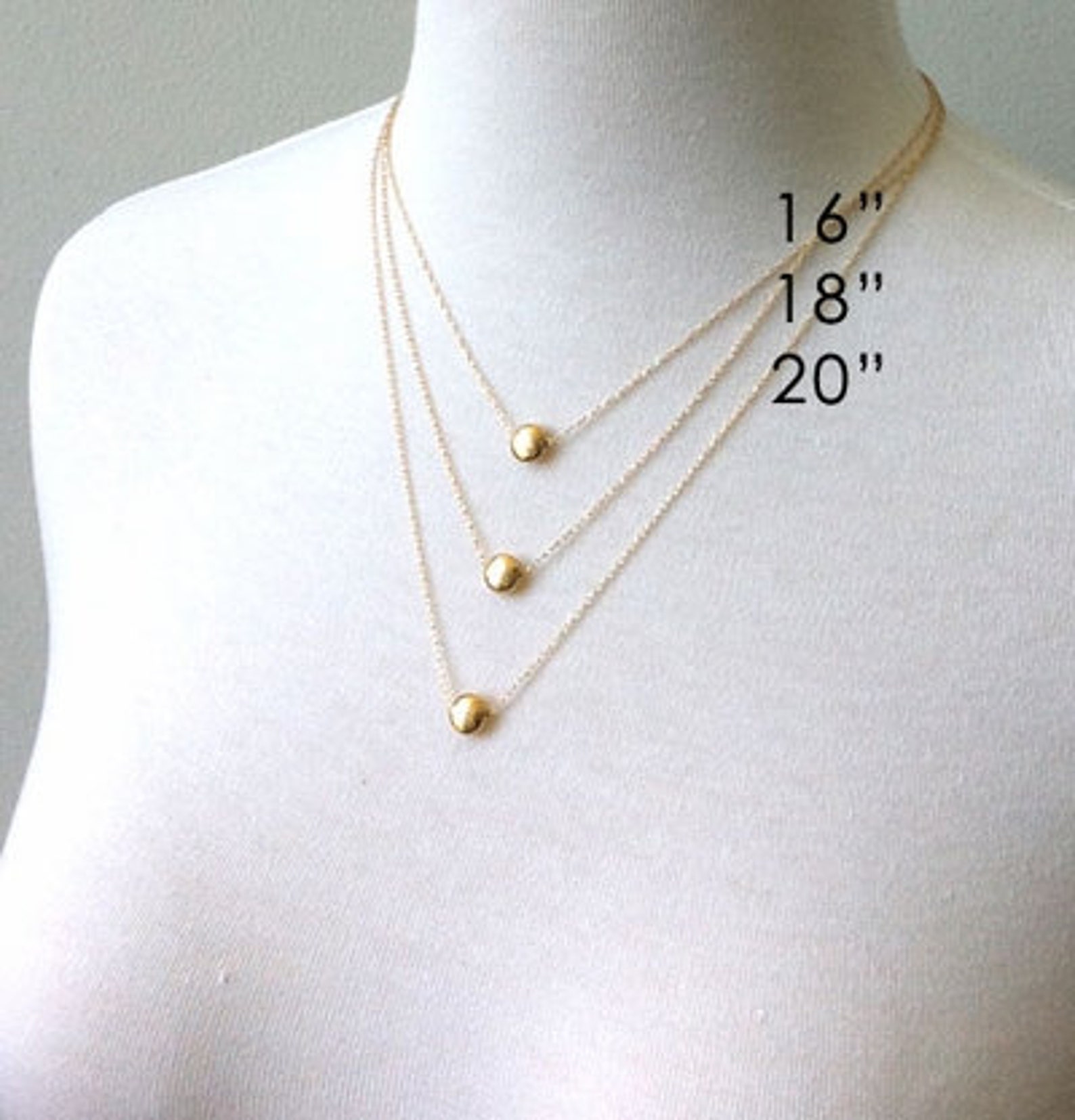 Minimal Delicate Necklace Blank or Personalized Tiny Disk - Etsy