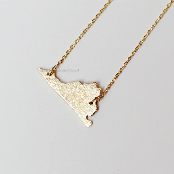 State Necklaces - Etsy
