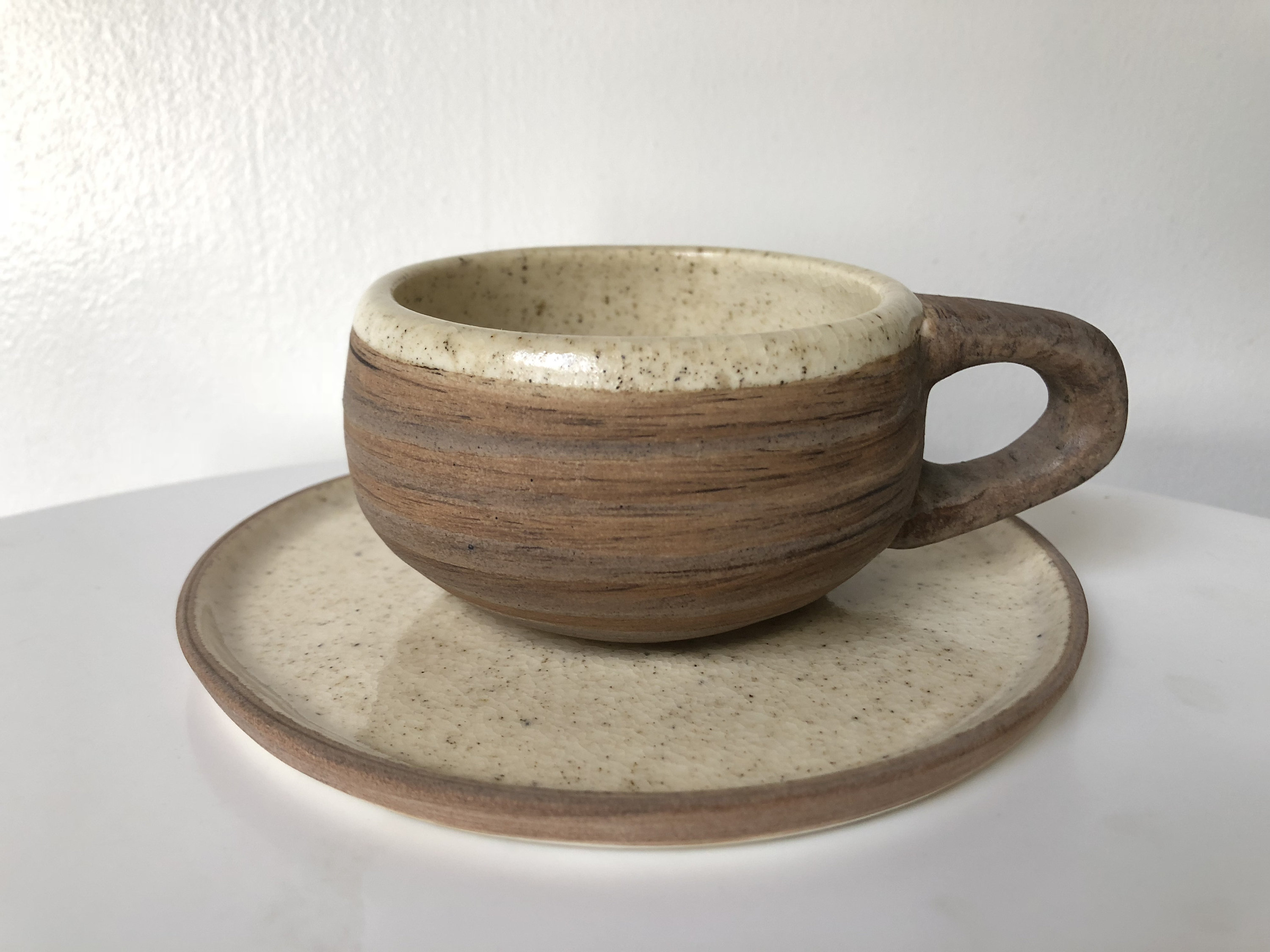 Ben Seibel Design Porcelain Ware Coffee/tea Cup With Saucer - Etsy