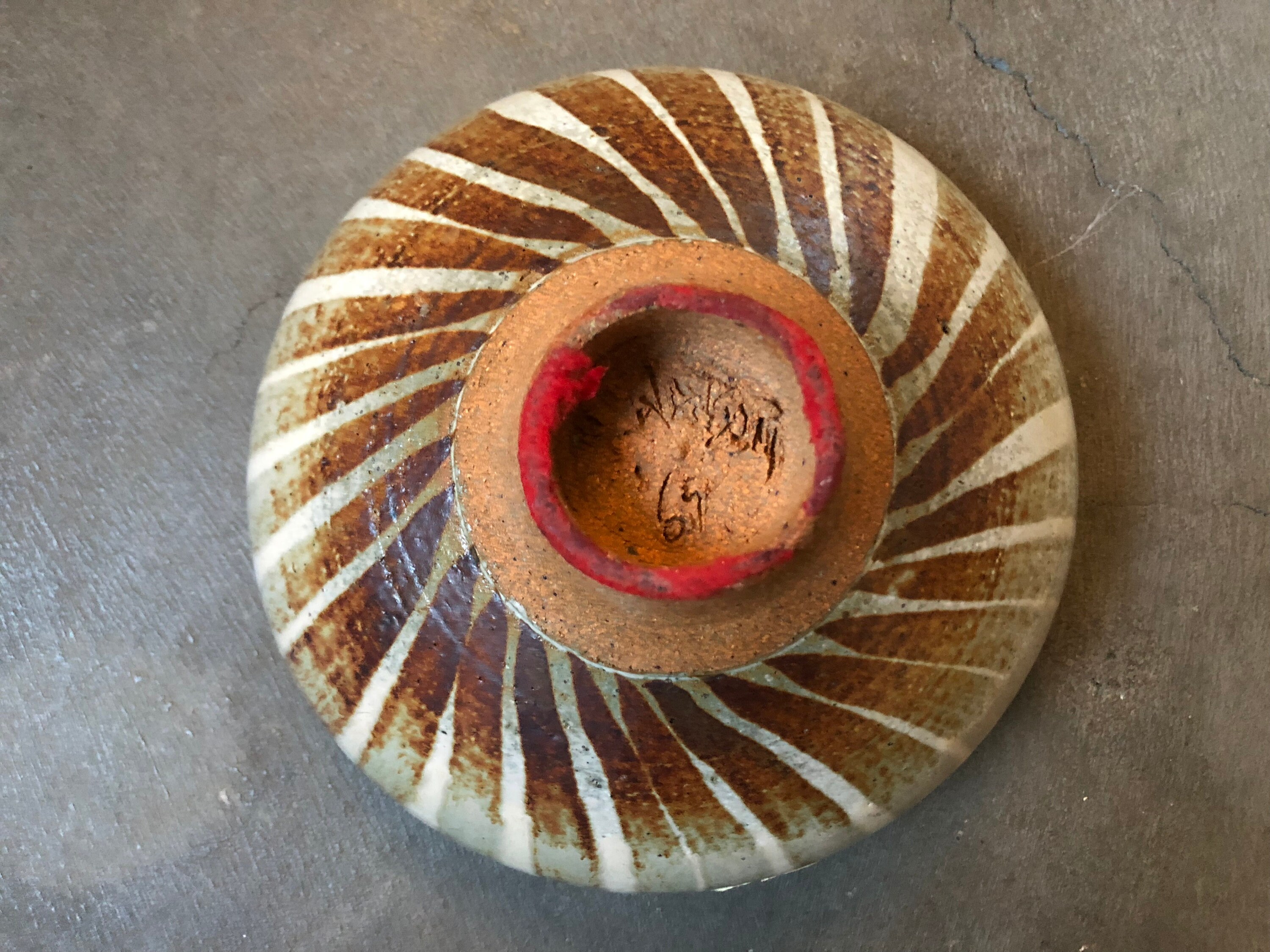 Helen Watson Stoneware Studio Pottery Ikebana Flower Bowl - Etsy