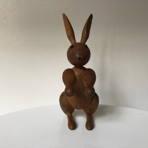 Vintage Kay Bojesen Wood Bunny - Etsy