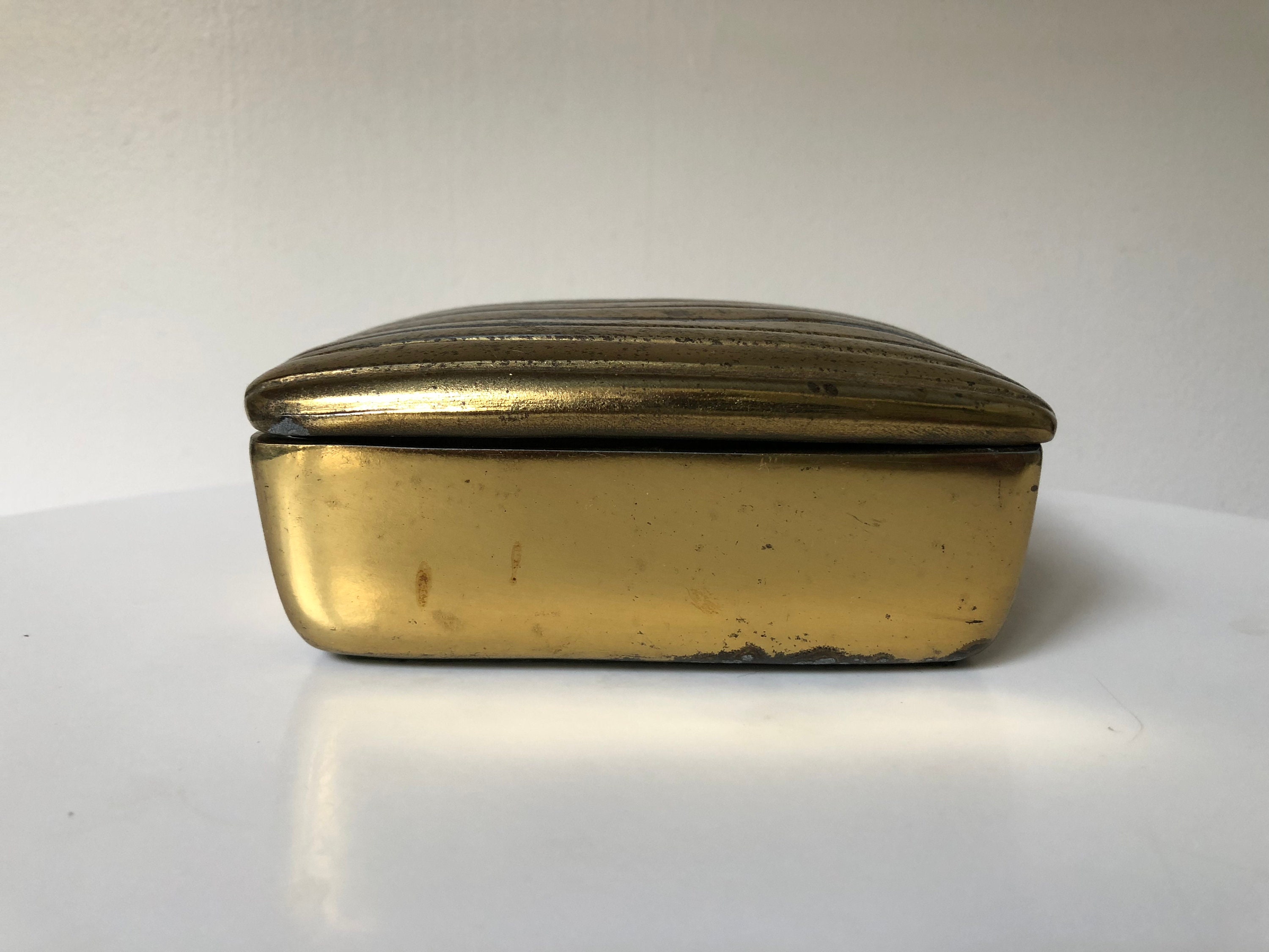 Ben Seibel Design Brass Cigarette Box/jewelry Box for Jenfred Ware - Etsy