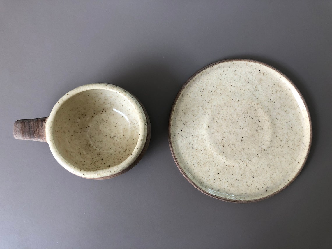 Ben Seibel Design Porcelain Ware Coffee/tea Cup With Saucer - Etsy