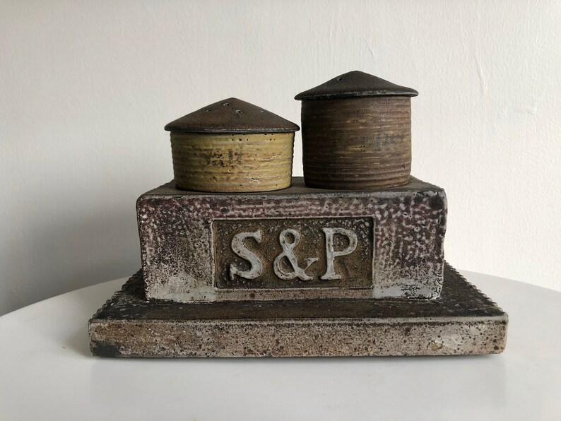 Daniel Anderson Studio Pottery Water Towers Salt and Pepper - Etsy