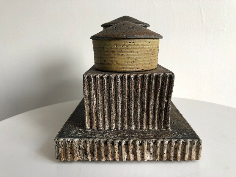 Daniel Anderson Studio Pottery Water Towers Salt and Pepper - Etsy