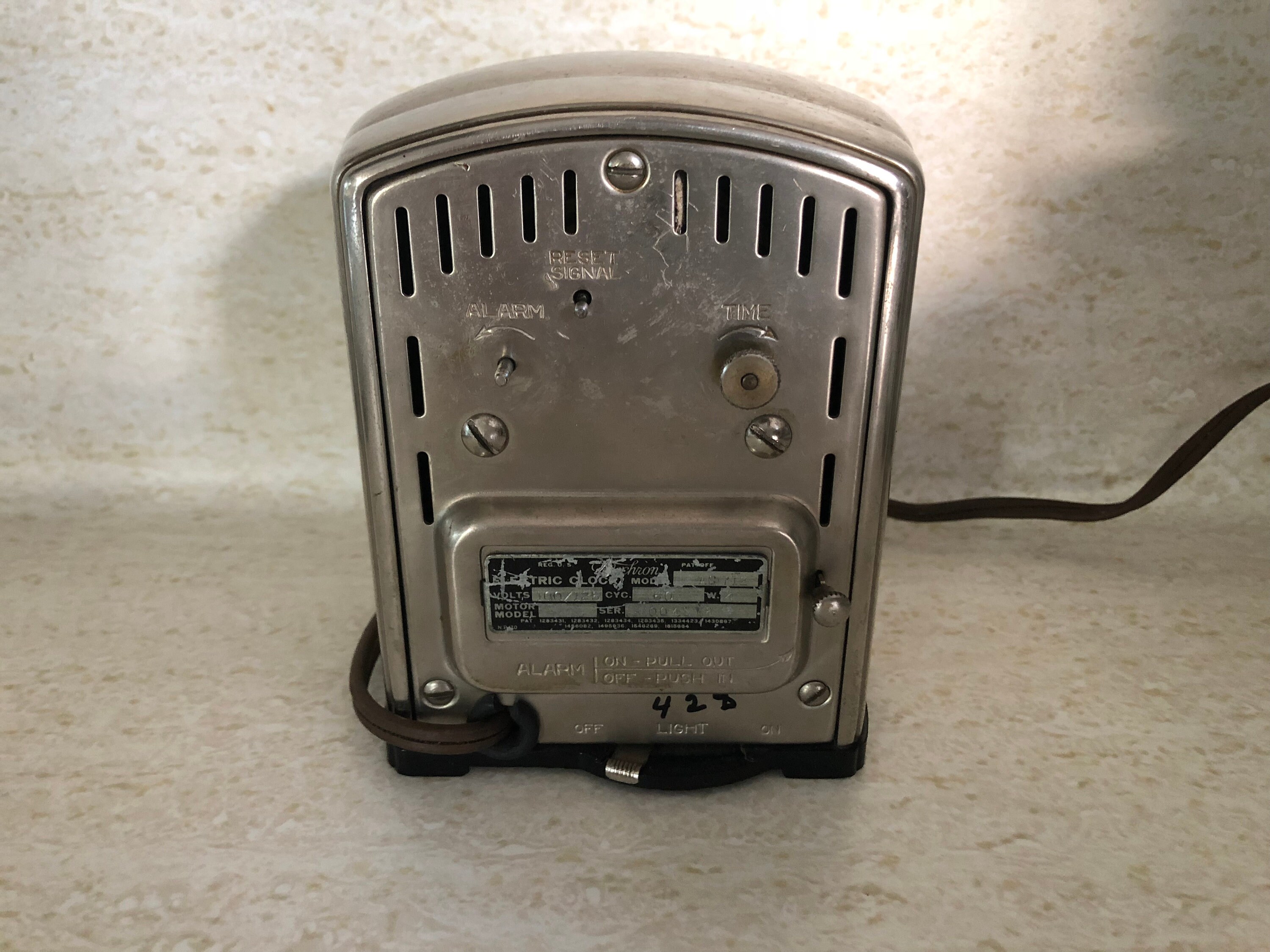 Streamline Moderne General Electric Metal Alarm Table Clock - Etsy