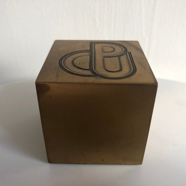 Brass Paperweight - Etsy