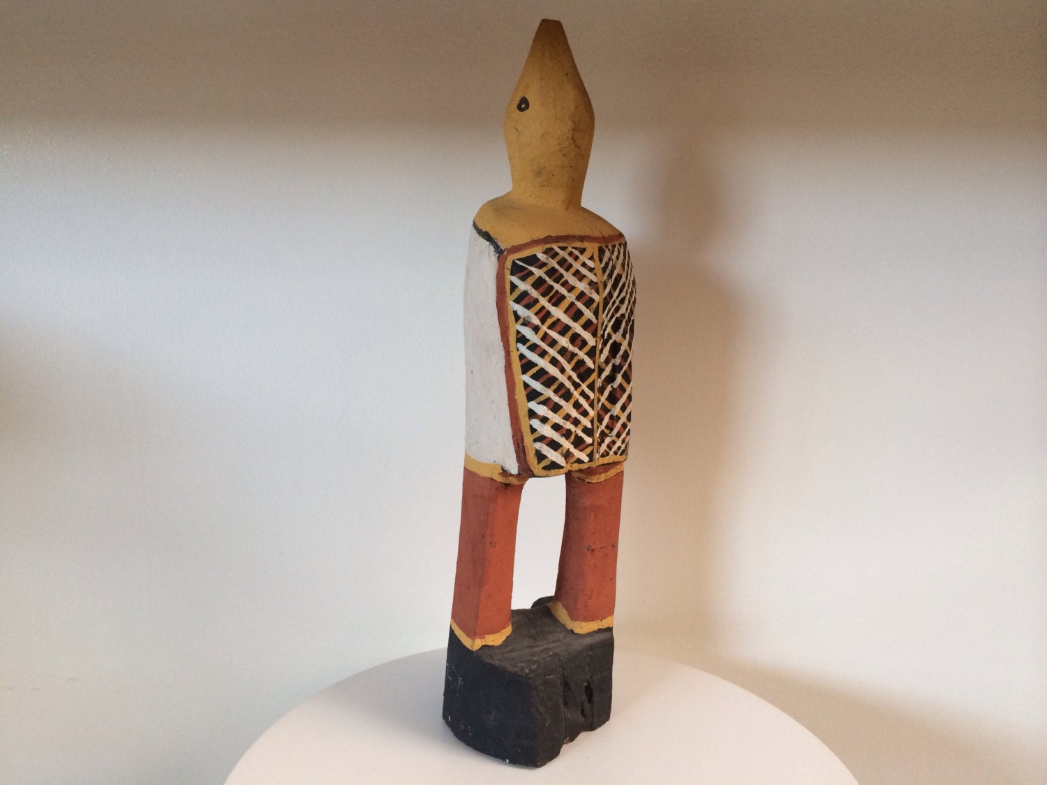 Vintage Modern Australian Aboriginal Wood Sculpture - Etsy