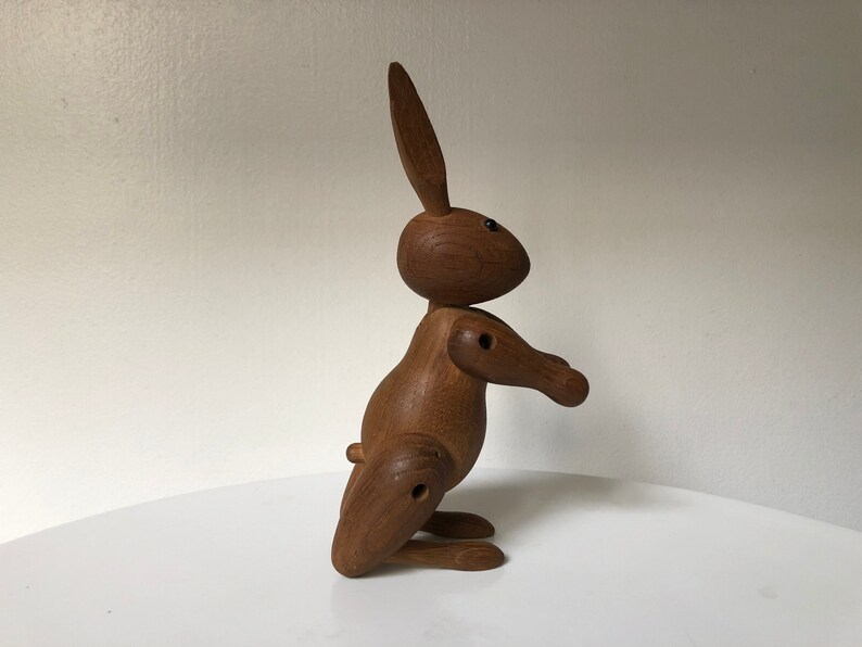 Vintage Kay Bojesen Wood Bunny - Etsy